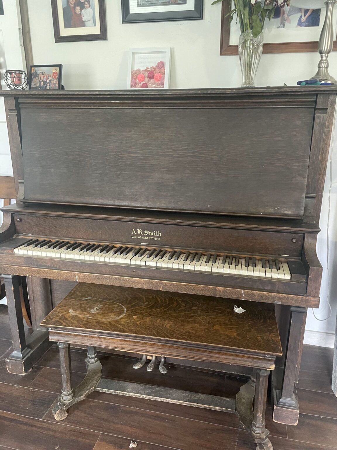 Free Piano in Lake County, Ohio: AB Smith Full size upright piano
