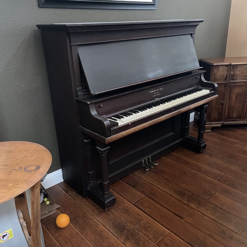Free Piano in Brentwood, California: Hobart M. Cable Cabinet Grand