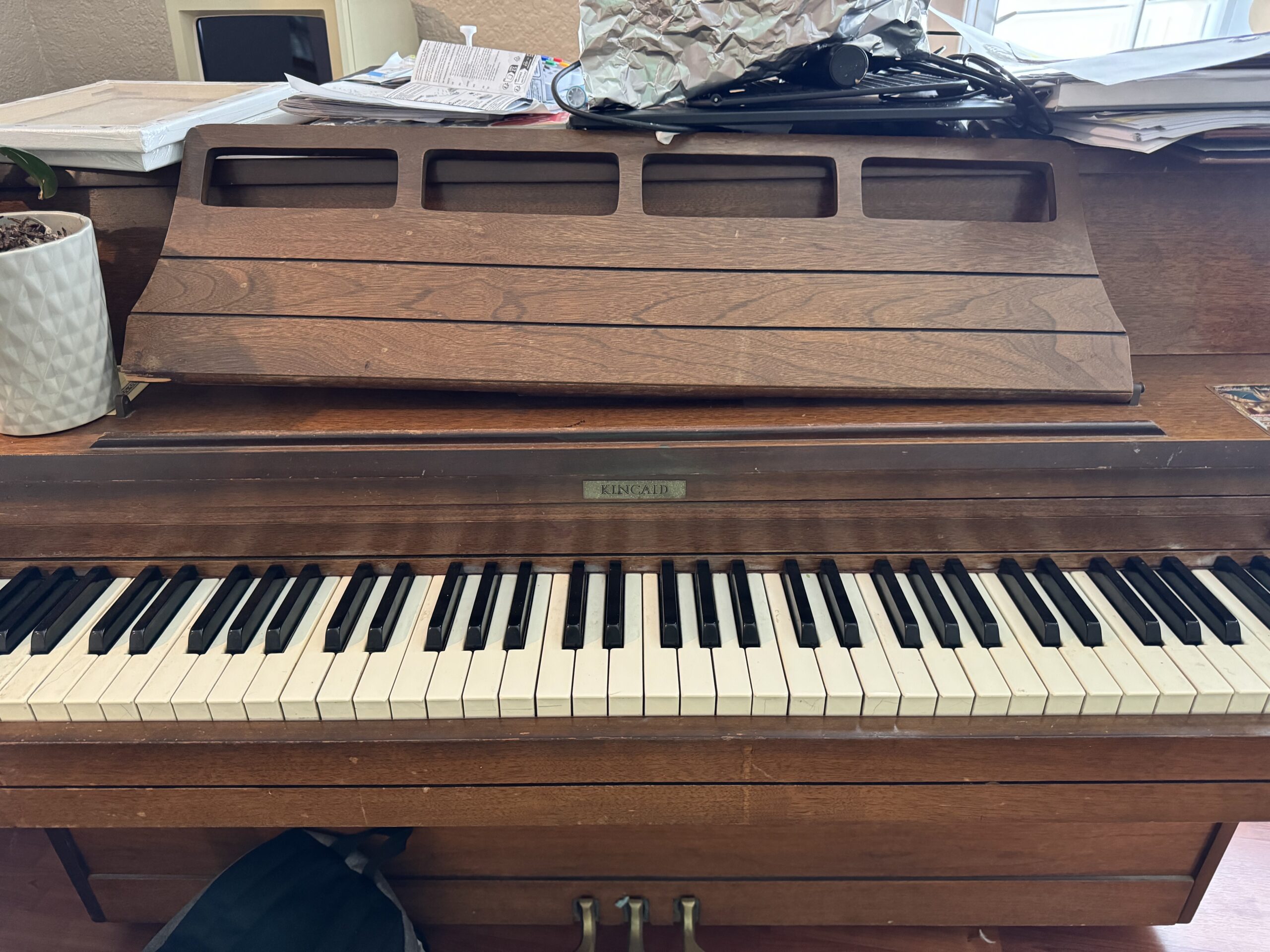 Free Piano in Fremont, California: Kinkaid console